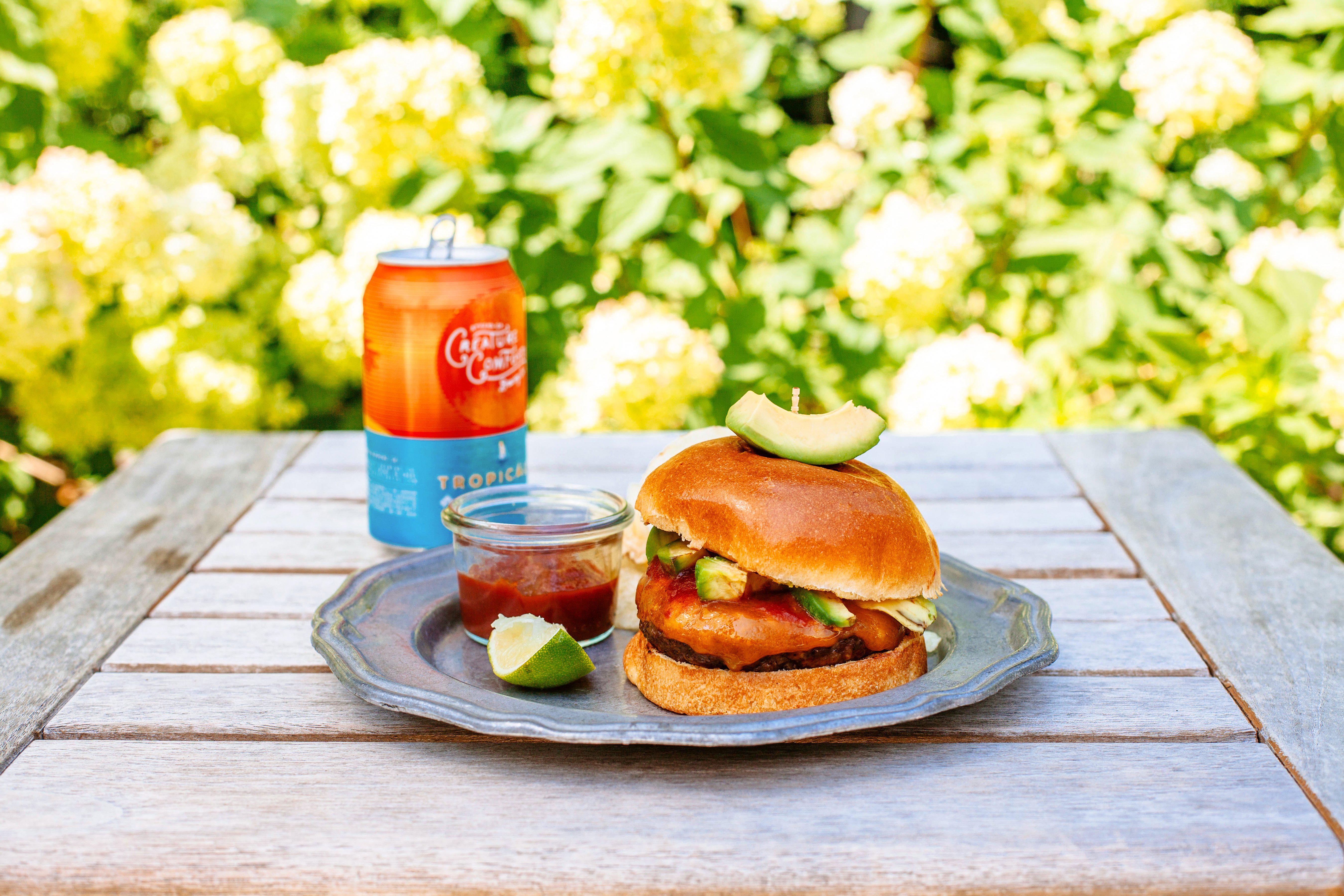 The HERO Burger with Smoked Cheddar – Fire & Flavor